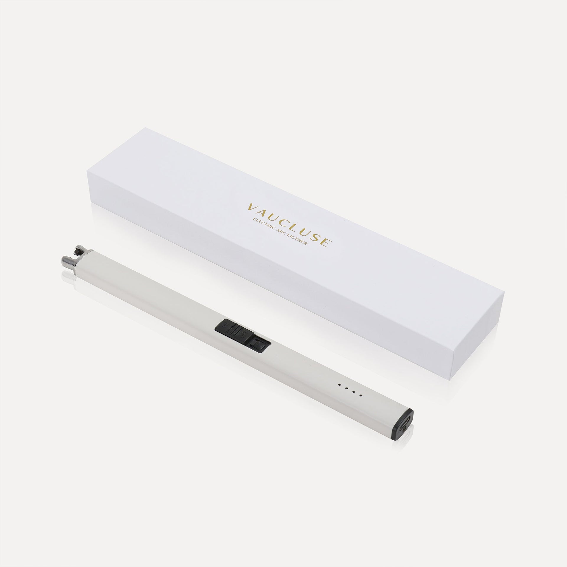 Ivory Electric Lighter | Rechargeable, Windproof & Safe Ignition – VAUCLUSE