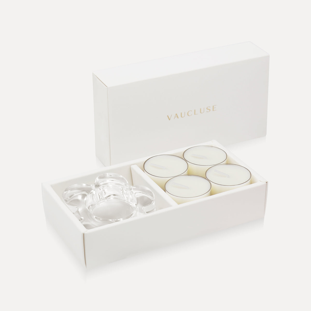 Vanilla Tealights And Glass Holder Cozy Eco Luxe Vaucluse Fragrance